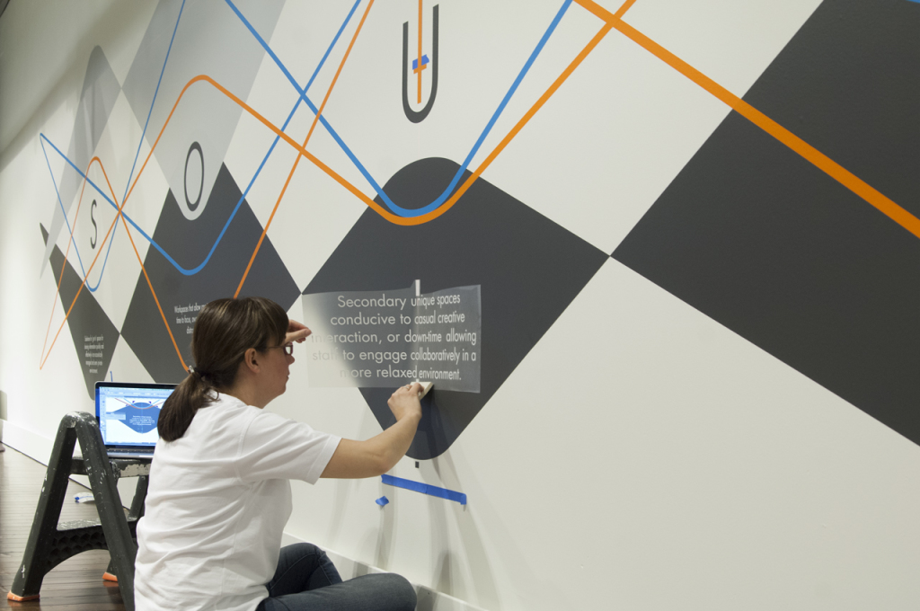 Commercial feature wall - Zenith, Melbourne - WallsThatTalk - wall ...